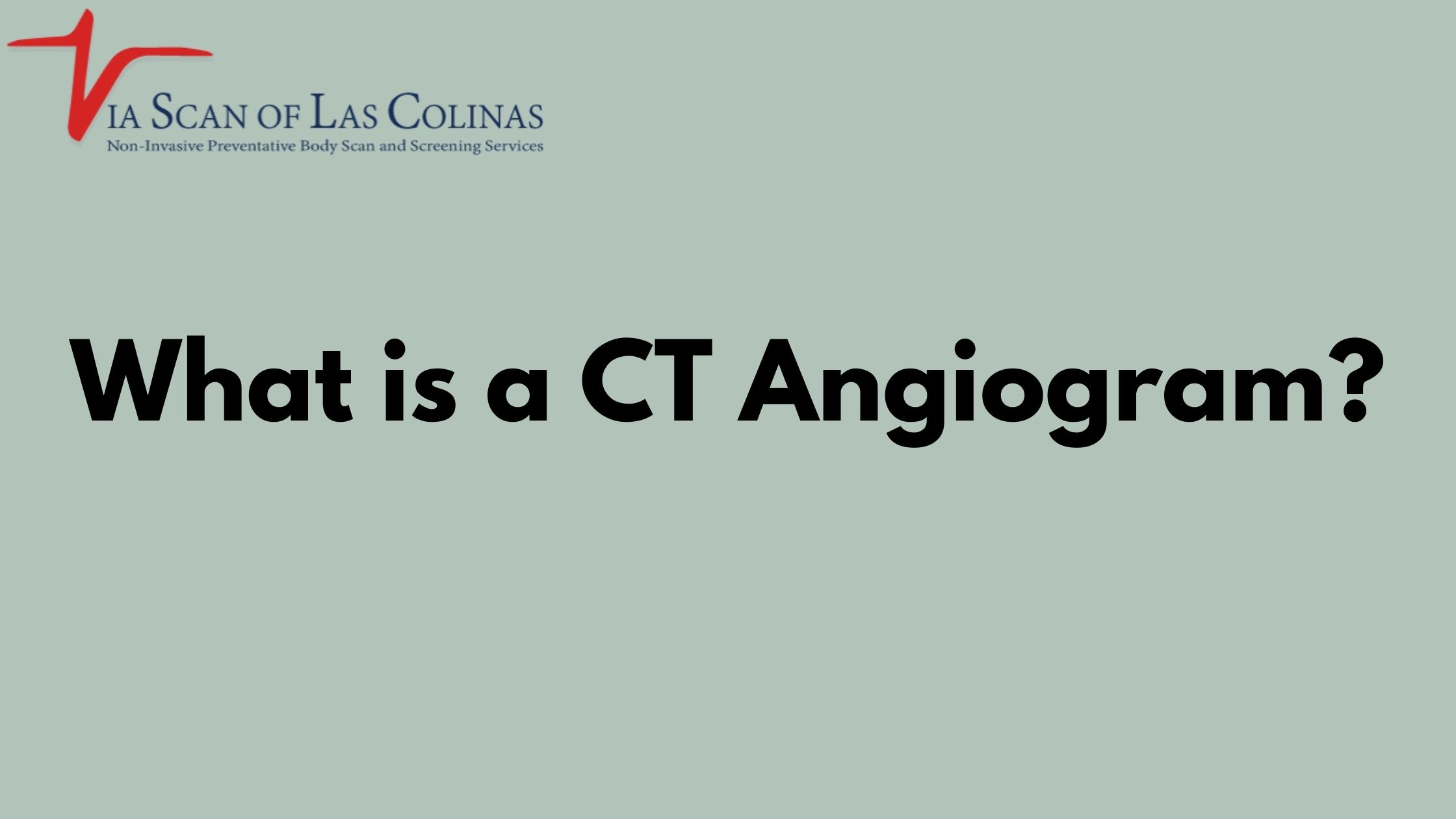What Is a CT Angiogram?